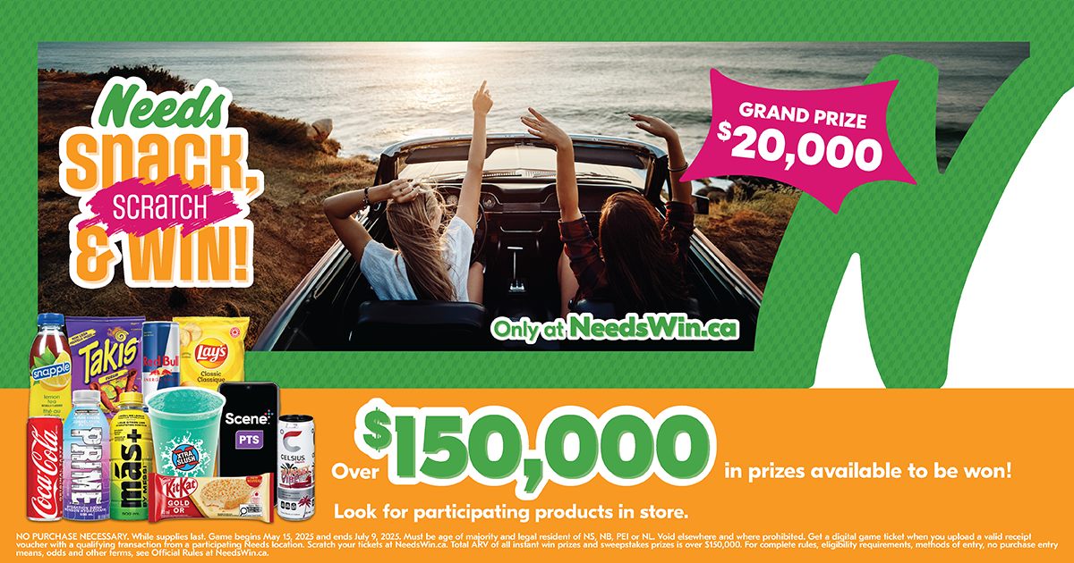 Home - Needs Snack, Scratch & Win